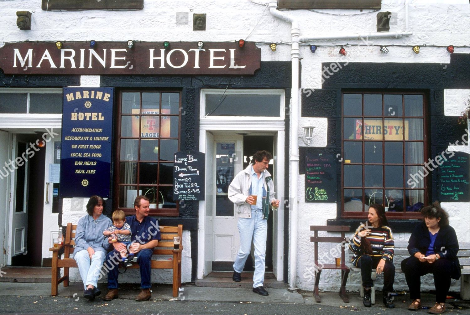 Marine Hotel Stonehaven Stonehaven Bay Scotland Editorial Stock Photo ...
