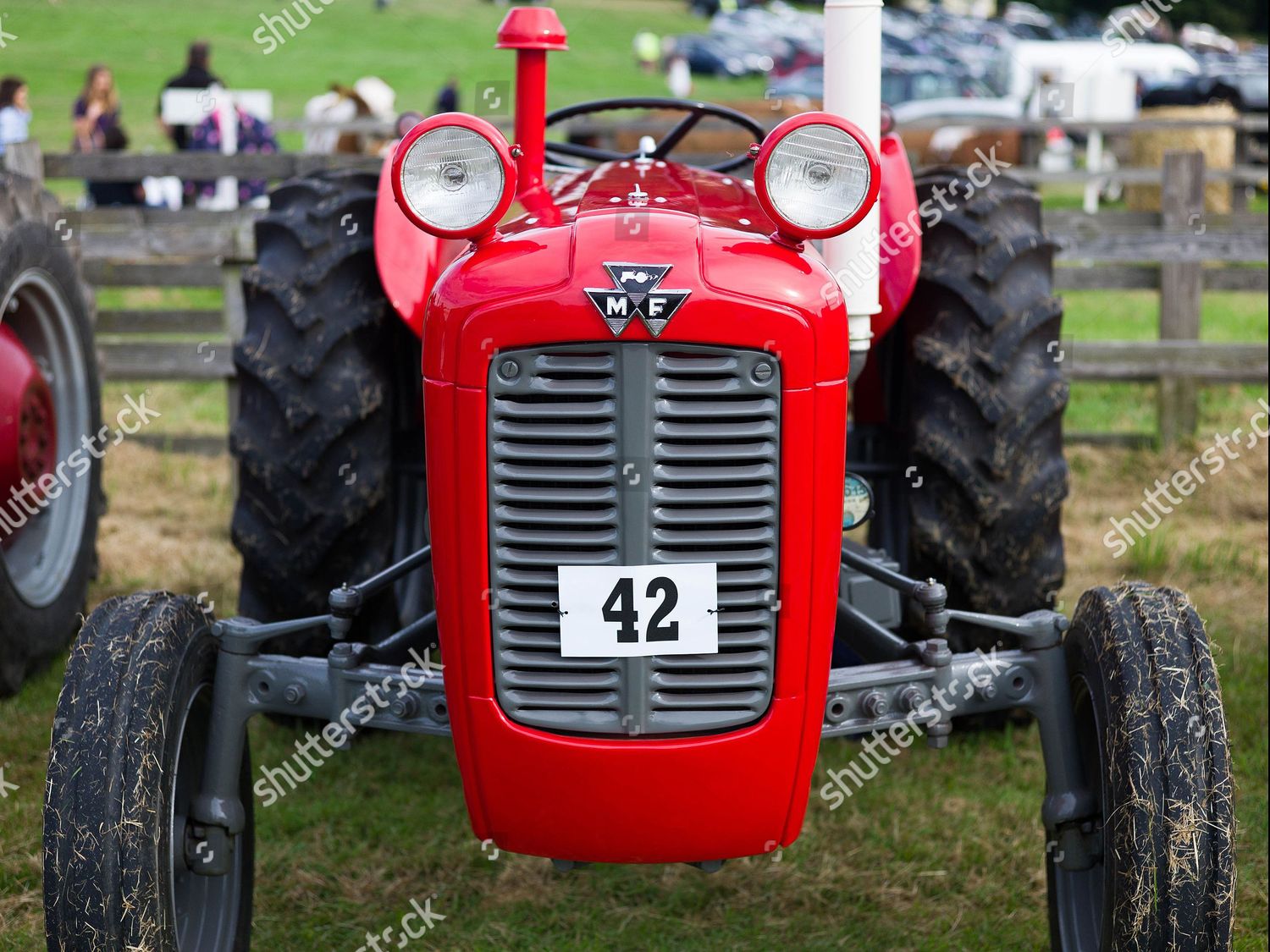 Massey Ferguson Tractor Lined Other Vintage Editorial Stock Photo ...