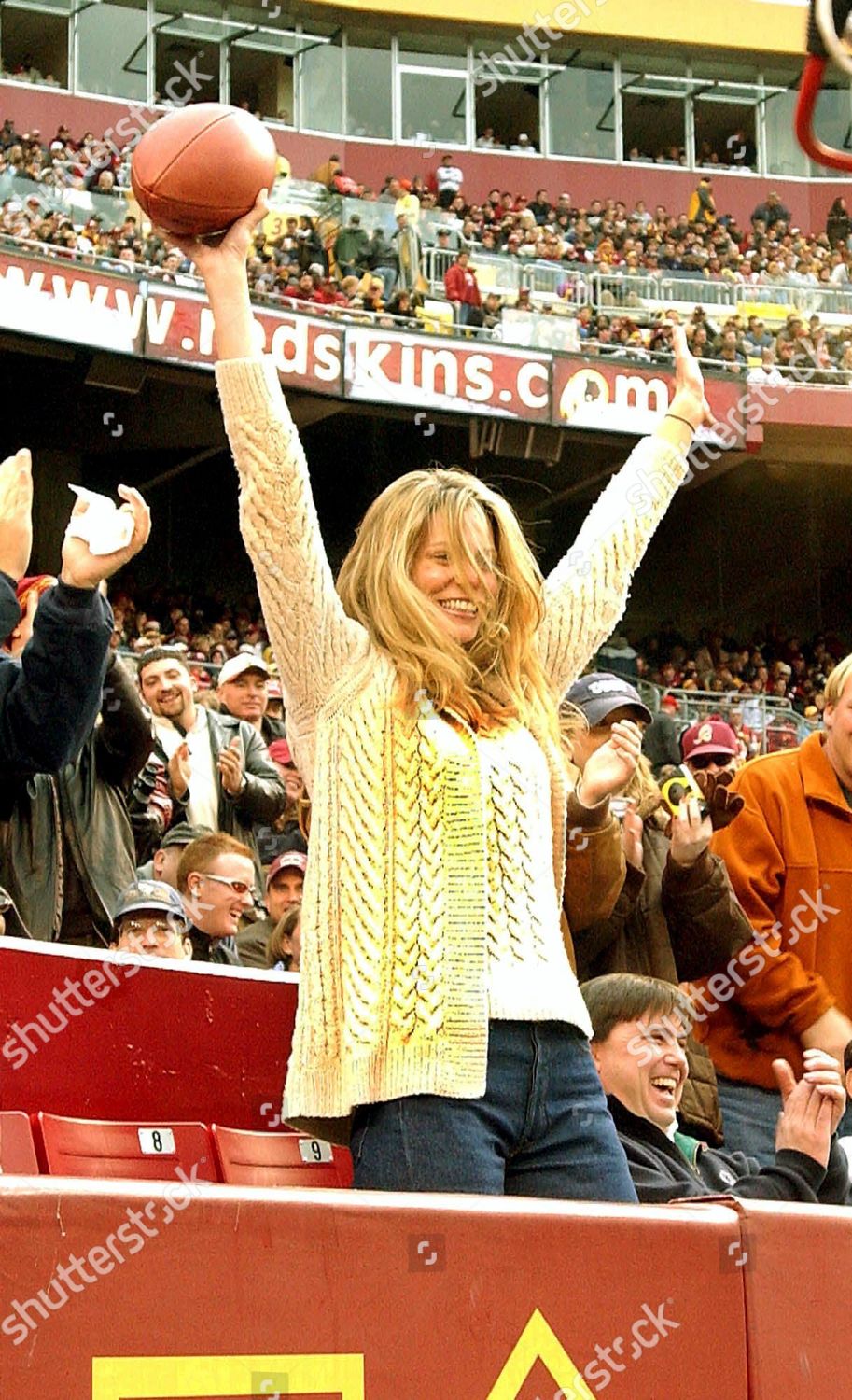 Washington Redskin Fan Stella Harrison Celebrates Editorial Stock Photo ...