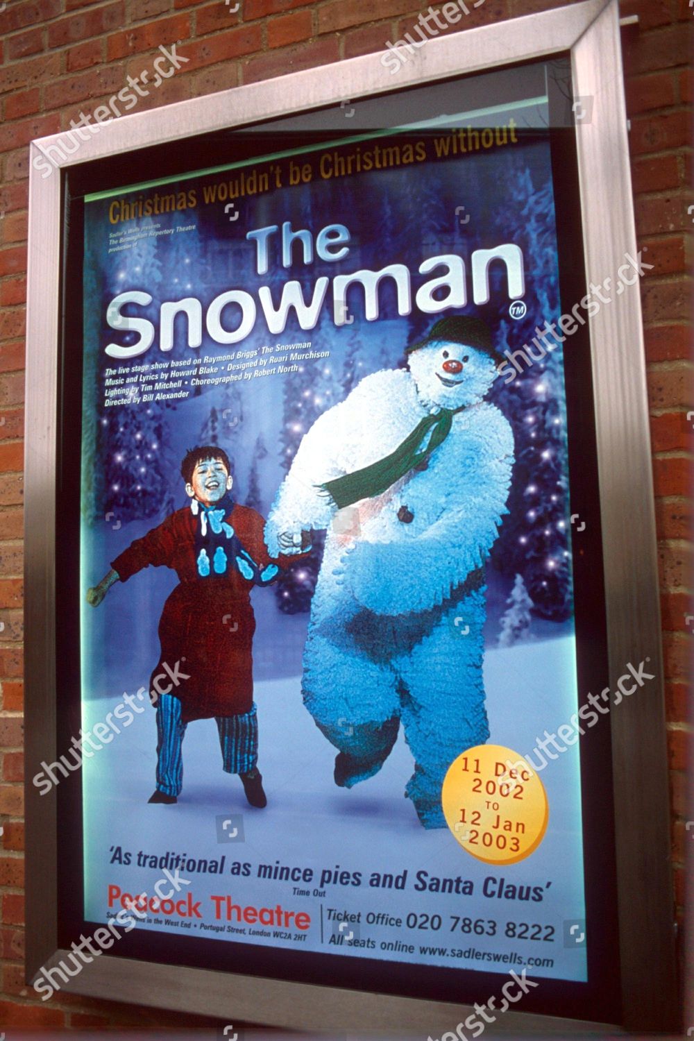 Poster Snowman Musical Editorial Stock Photo - Stock Image | Shutterstock