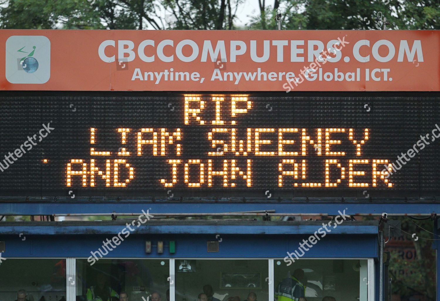 Big Screen Displays Message Memory Liam Editorial Stock Photo - Stock ...