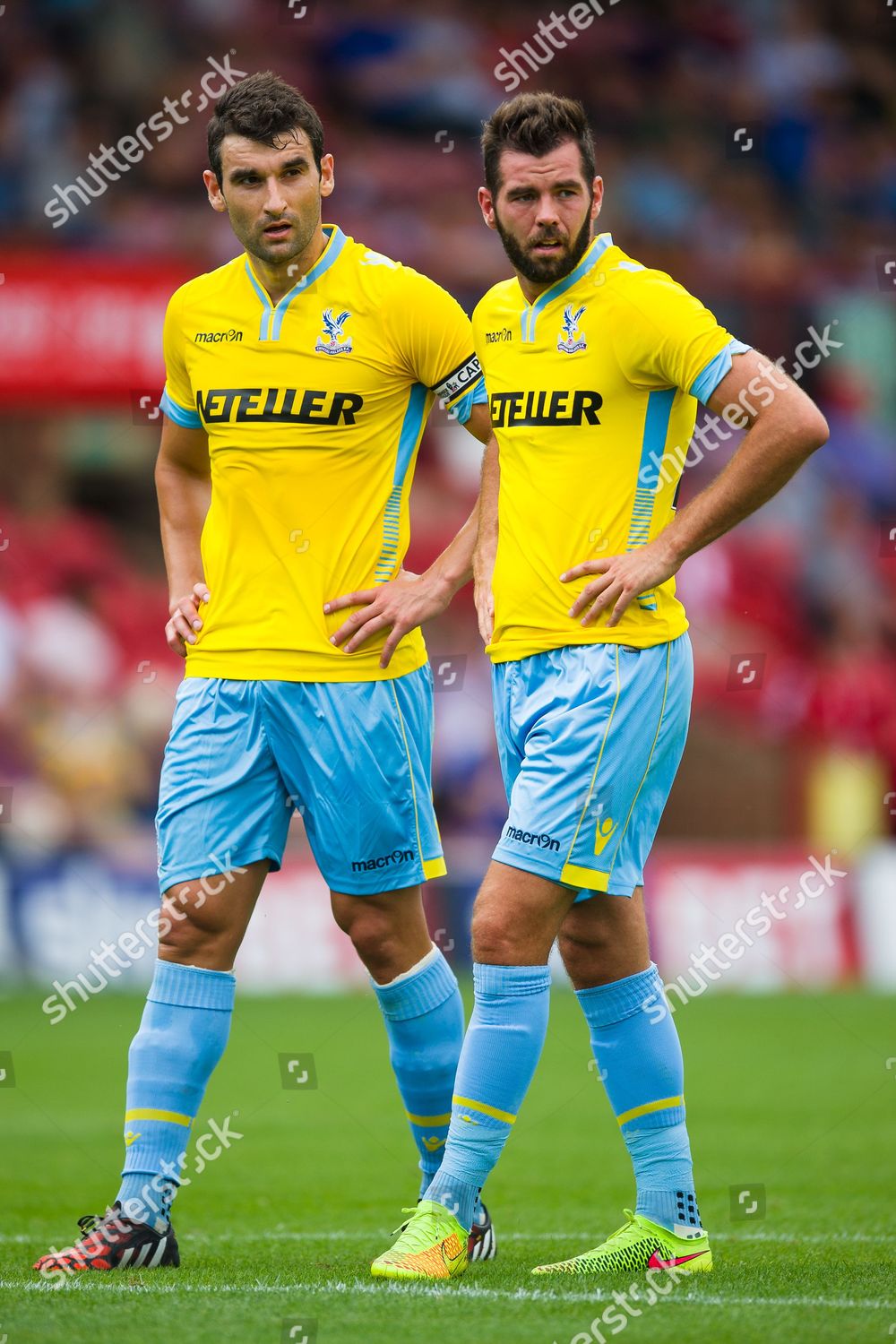 Mike Jedinak Joe Ledley Crystal Palace Editorial Stock Photo - Stock ...
