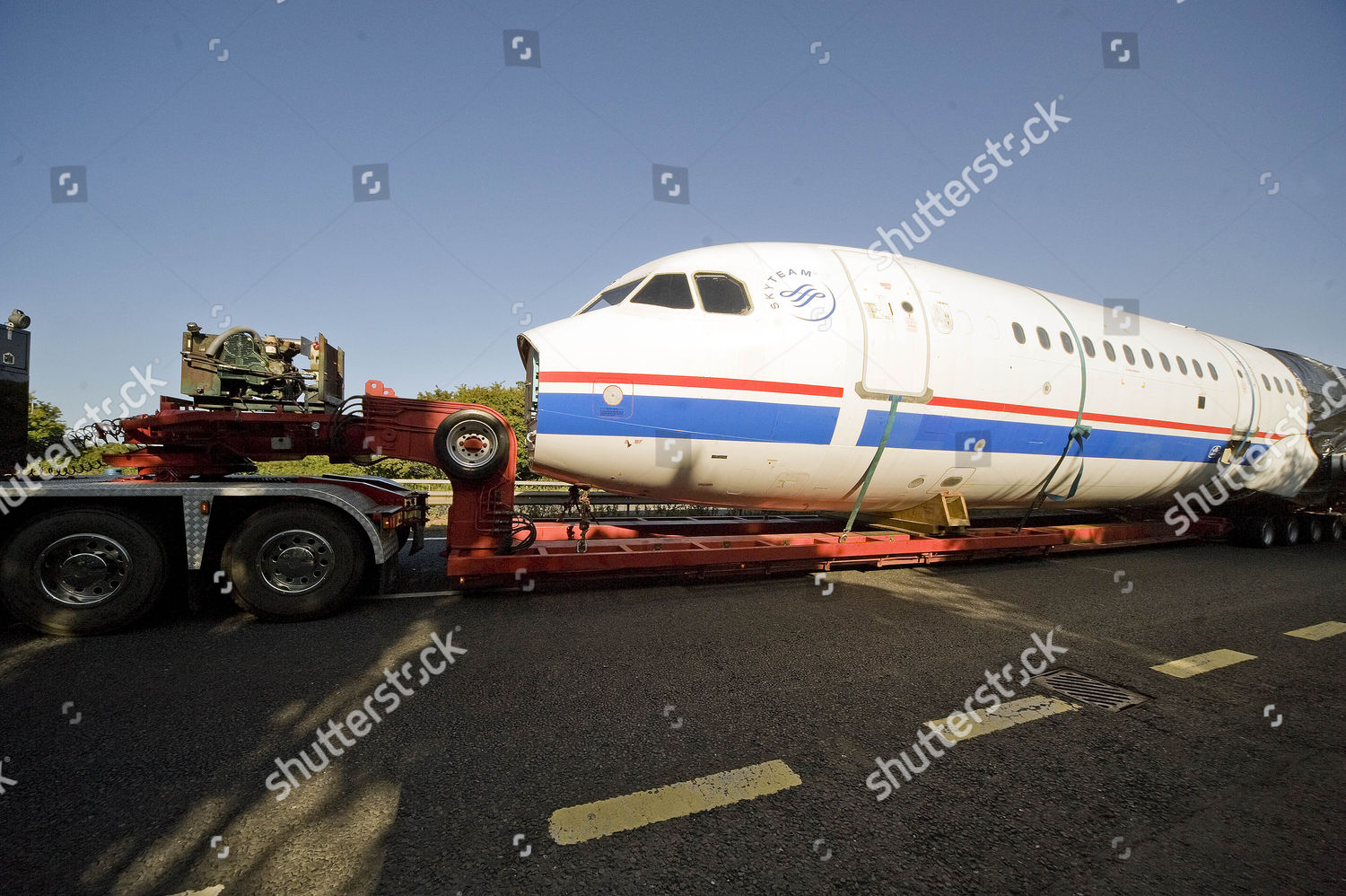 Aircraft Body Transported On Back Specialised Editorial Stock Photo ...