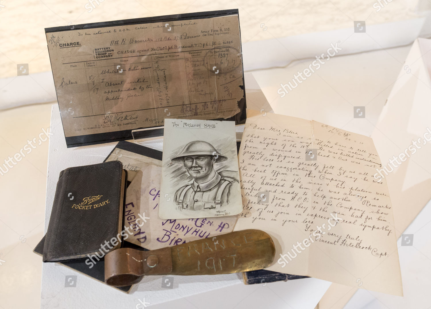 Ww1 Diaries Editorial Stock Photo - Stock Image | Shutterstock