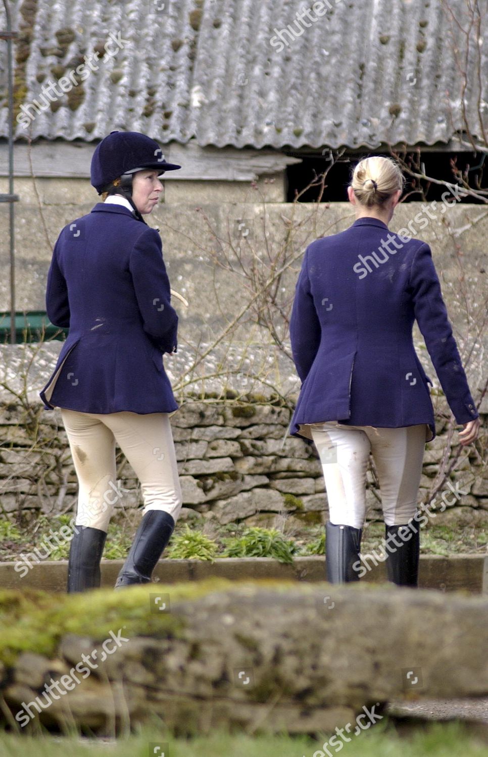 Princess Anne Daughter Zara Phillips Packing Editorial Stock Photo ...