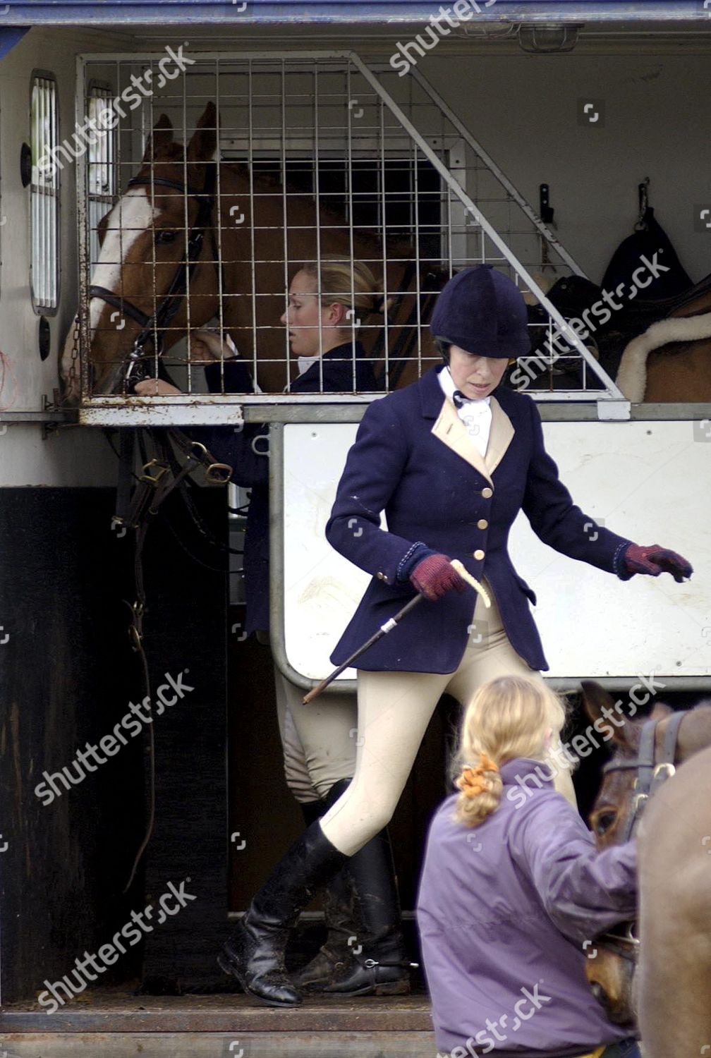 Princess Anne Daughter Zara Phillips Packing Editorial Stock Photo ...