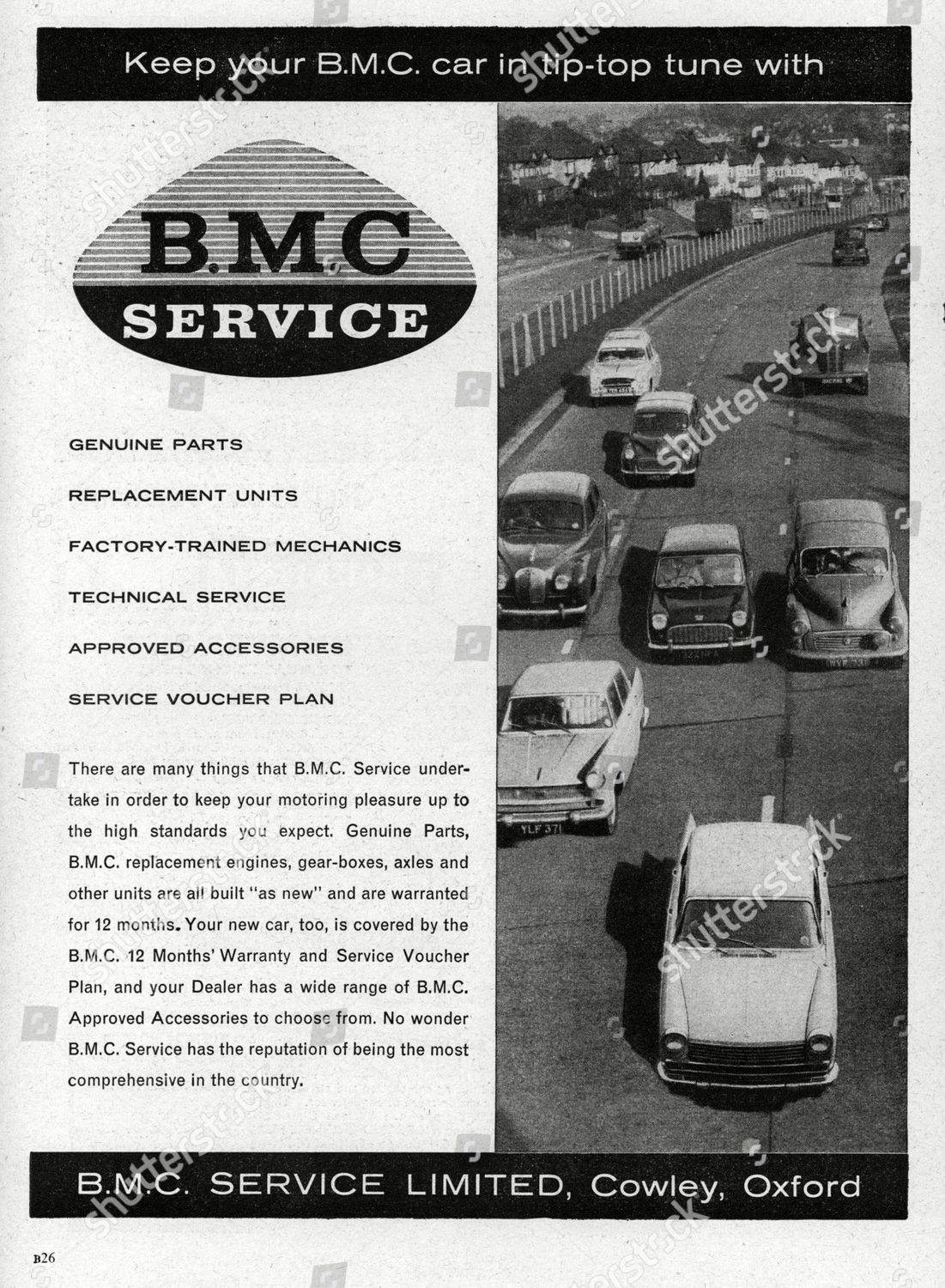1960 British Motor Corporation Bmc Editorial Stock Photo - Stock Image ...