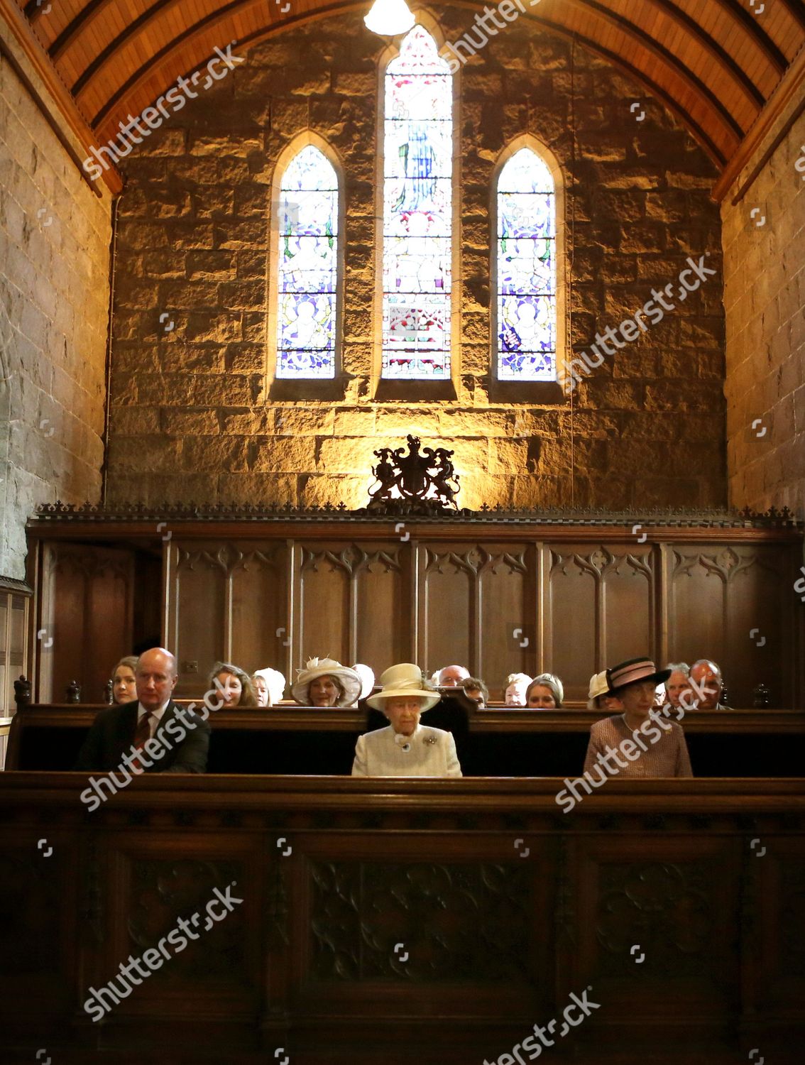 Queen Elizabeth Ii Crathie Kirk Church Editorial Stock Photo - Stock ...