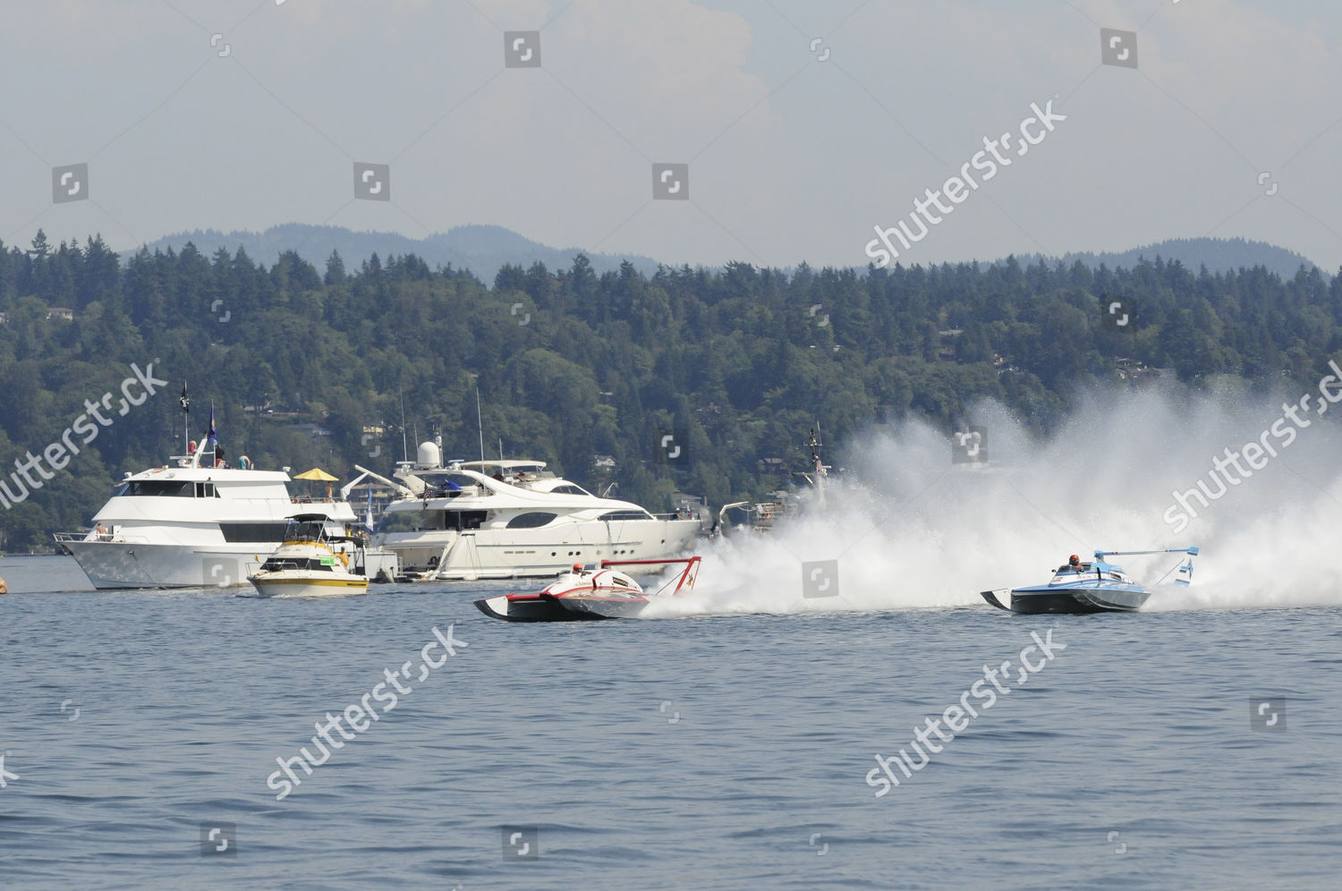 Vintage Hydroplane Racing Returned 65th Anniversary Editorial Stock ...
