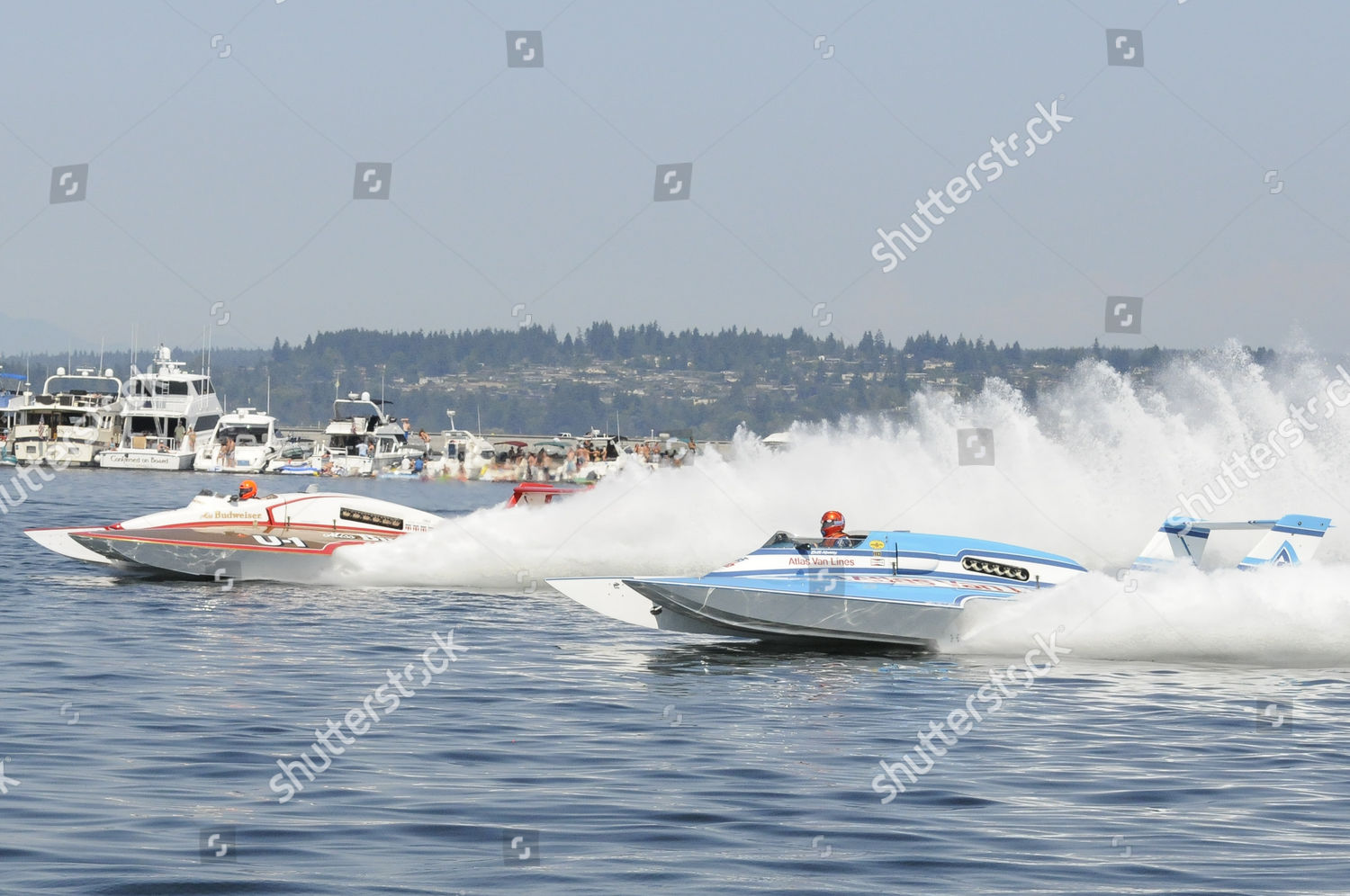 Vintage Hydroplane Racing Returned 65th Anniversary Editorial Stock ...