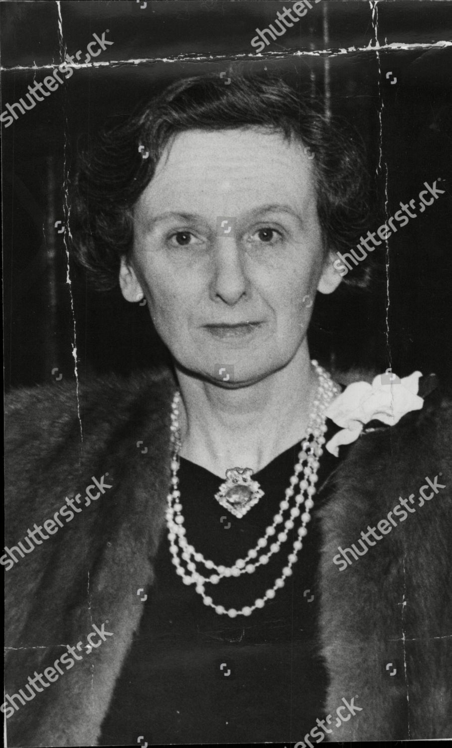 Mary Duchess Devonshire Widow 10th Duke Editorial Stock Photo - Stock ...