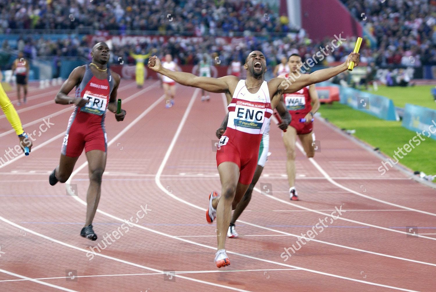 Athletics 2002 Manchester Commonwealth Games Mens Editorial Stock Photo ...
