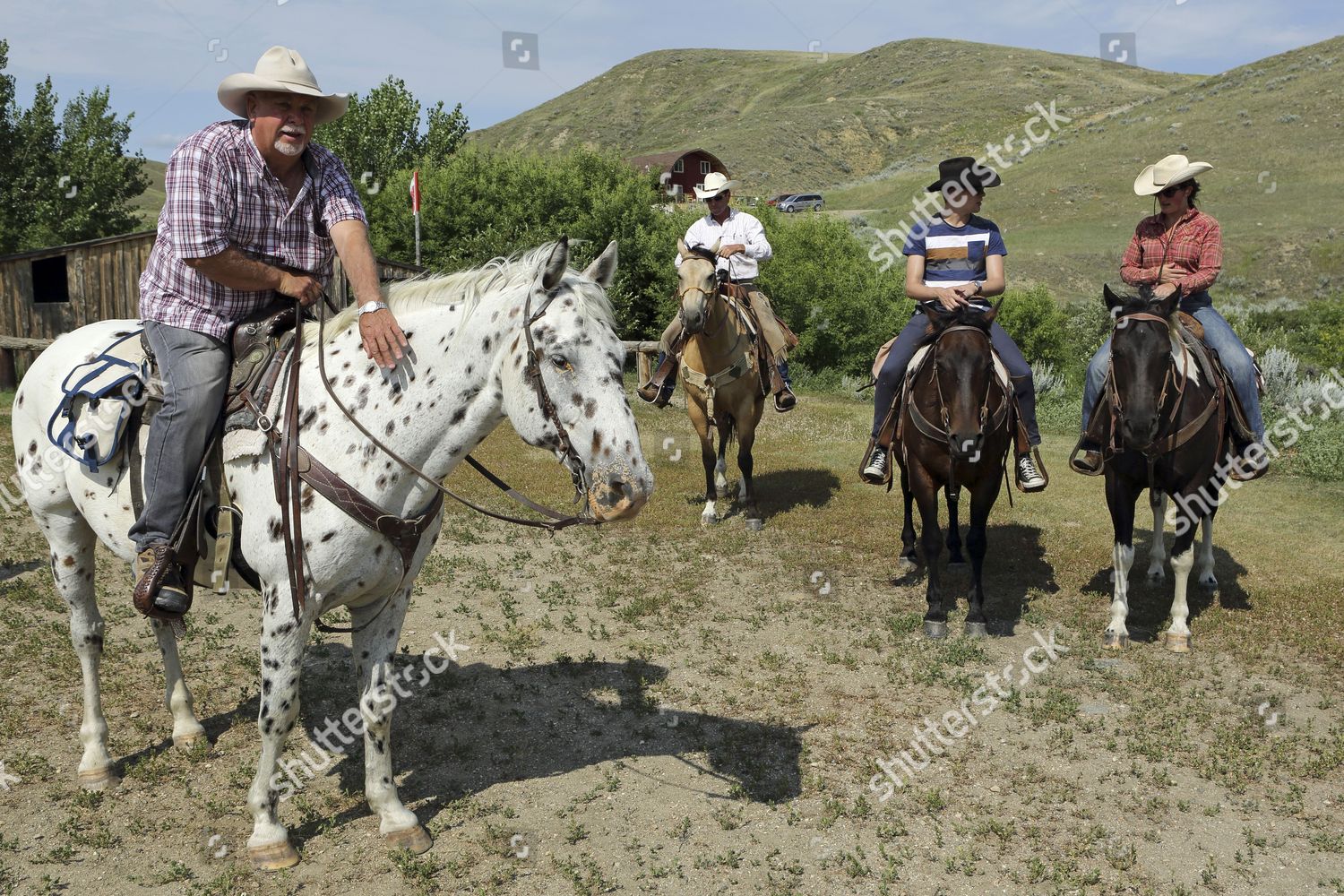 Riders La Reata Ranch Near Kyle Editorial Stock Photo - Stock Image ...