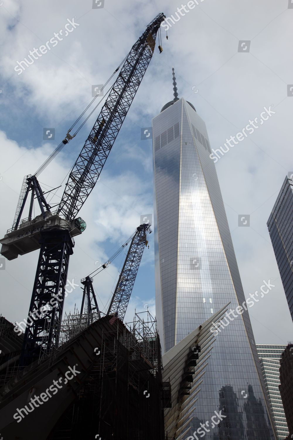 World Financial Center Construction Site Ground Editorial Stock Photo ...