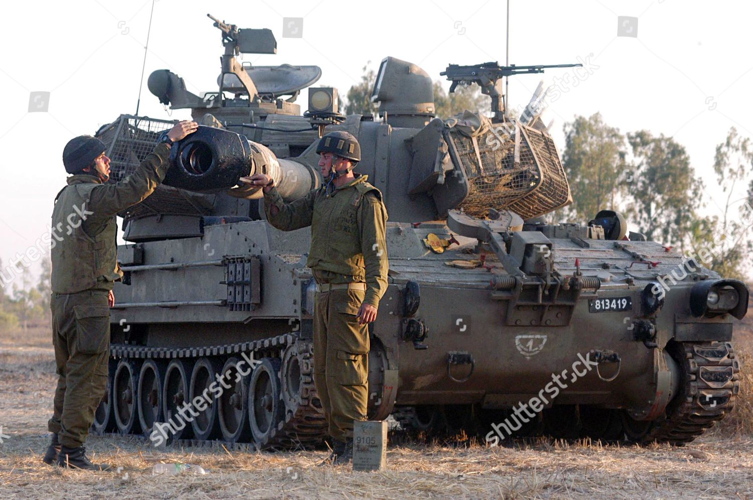 Israeli Artillery M109 Howitzer Unit Editorial Stock Photo - Stock ...