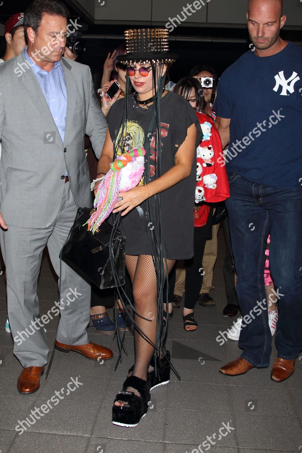 Lady Gaga Meets Her Fans After Editorial Stock Photo - Stock Image ...