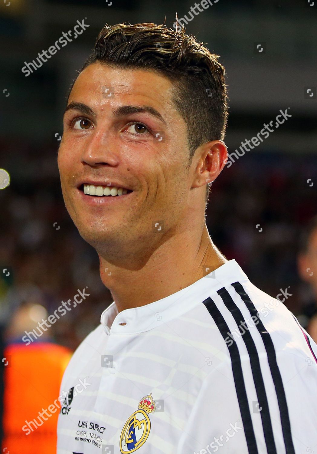 Cristiano Ronaldo Real Madrid Smiles After Editorial Stock Photo ...