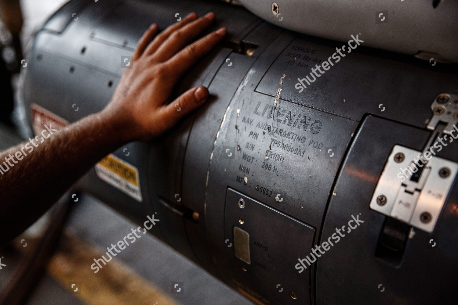 Engineer Preparing Litening Iii Pod On Editorial Stock Photo - Stock ...
