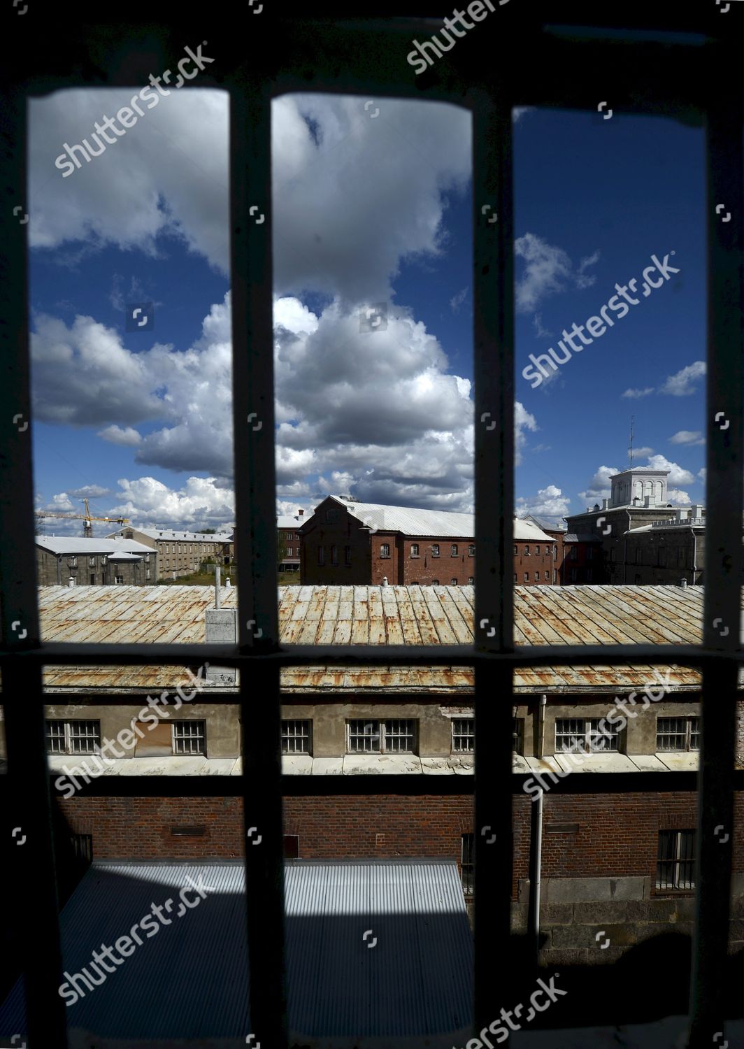Looking Out Through Cell Bars On Editorial Stock Photo - Stock Image ...