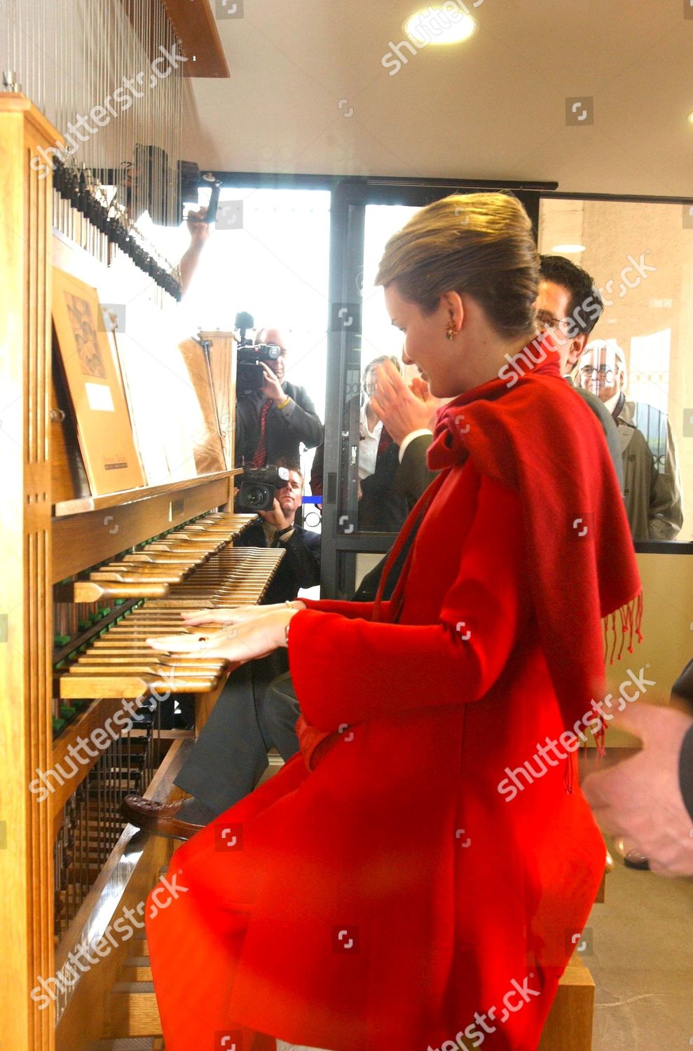Princess Mathilde Playing Carillon Hoover Institutes Editorial Stock ...