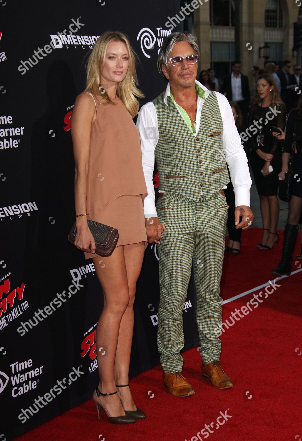 Anastassija Makarenko Mickey Rourke Editorial Stock Photo - Stock Image ...