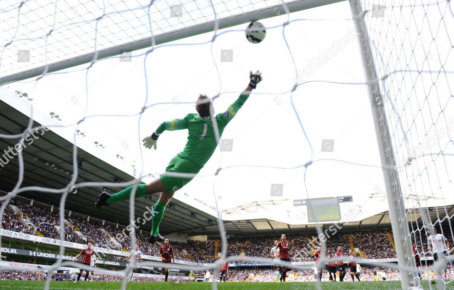 Qpr Goalkeeper Robert Green Beaten Tottenham Editorial Stock Photo ...