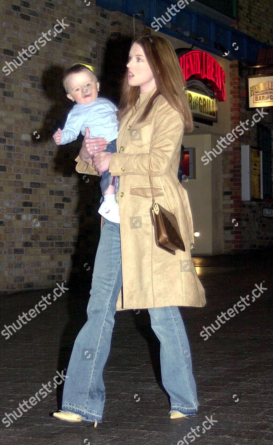 Julie Neville Baby Harvey James Editorial Stock Photo - Stock Image ...