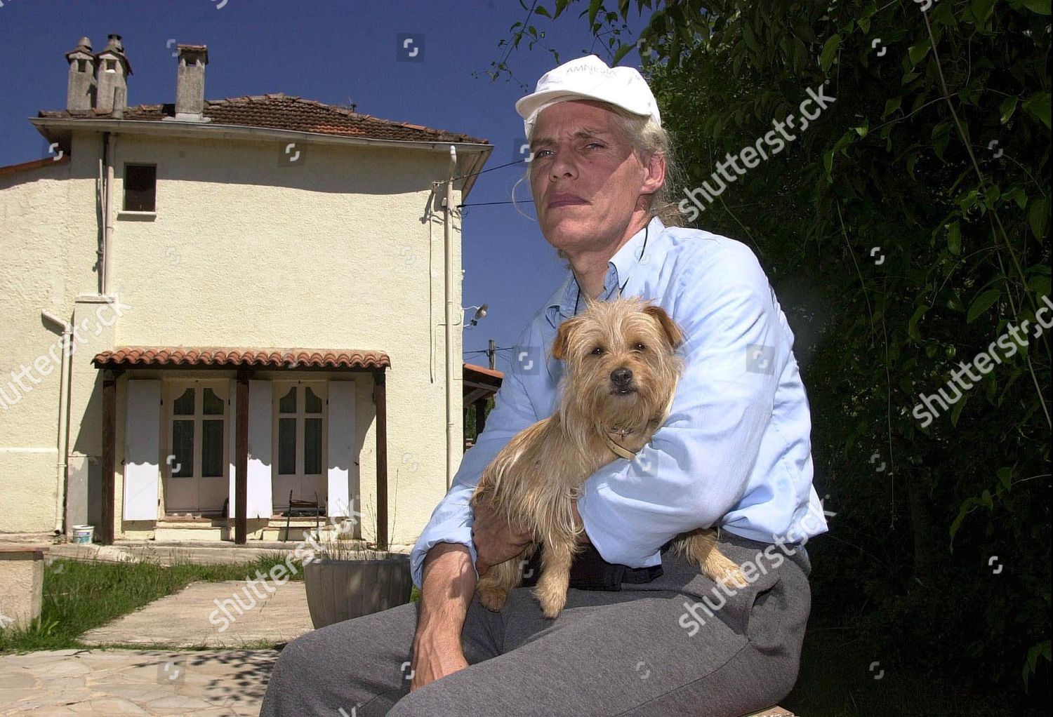 Eric Vigne Sits Lolos Dog Benji Editorial Stock Photo - Stock Image ...
