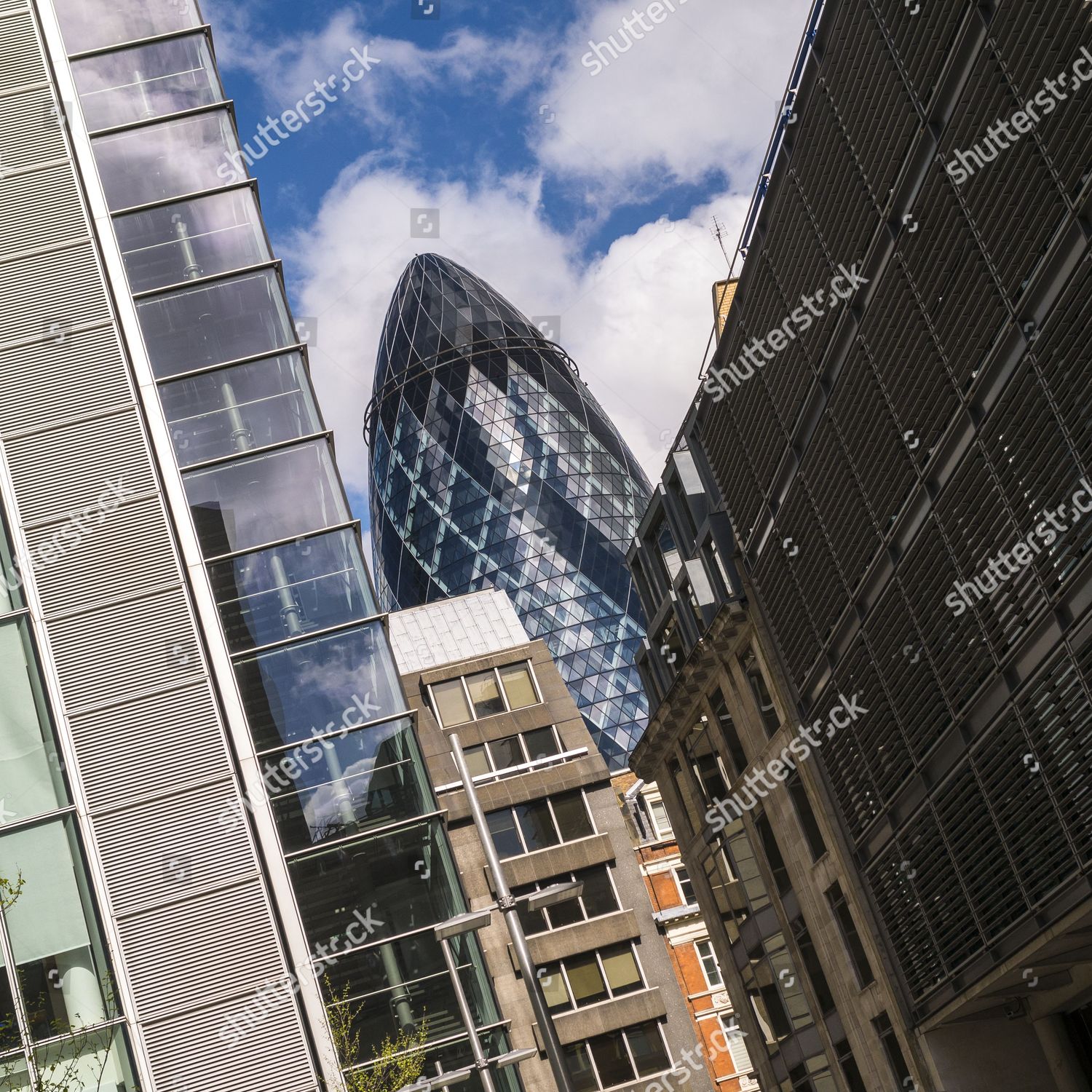 Gherkin Building 30 St Mary Axe Editorial Stock Photo - Stock Image ...