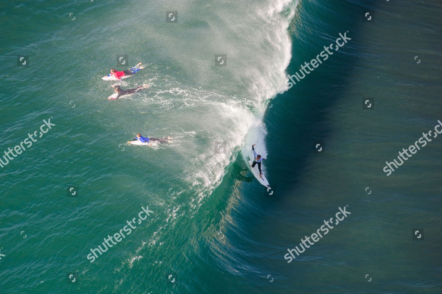 Australian Surfer Dean Morrison Dropping Into Editorial Stock Photo ...