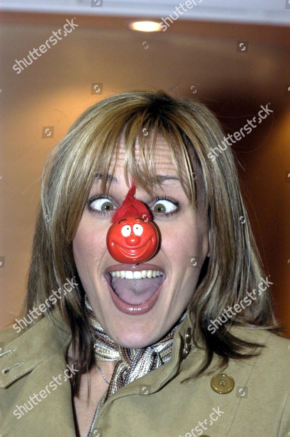 Carol Smillie Wearing Comic Relief Red Editorial Stock Photo - Stock ...