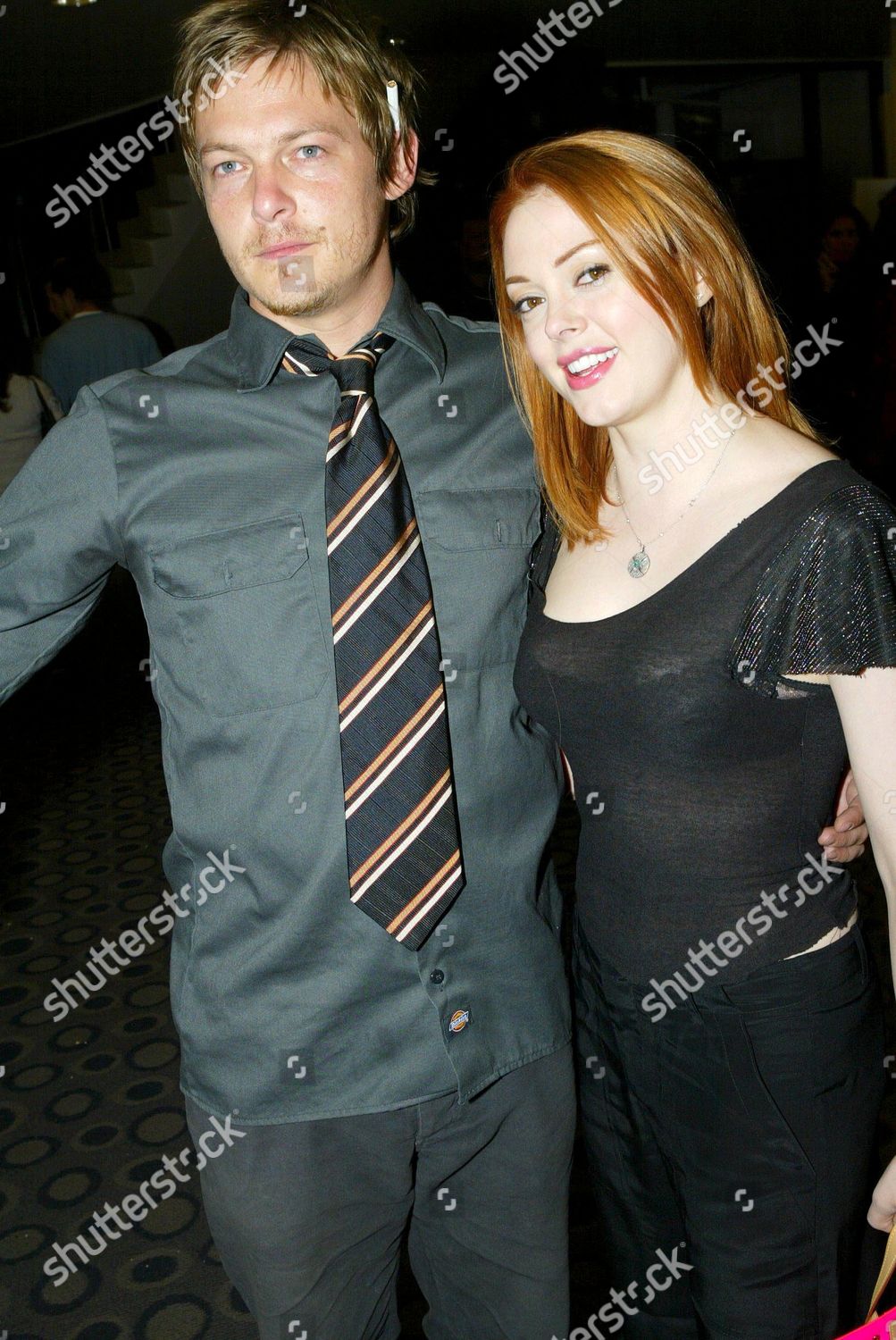Norman Reedus Rose Mcgowan Editorial Stock Photo - Stock Image ...