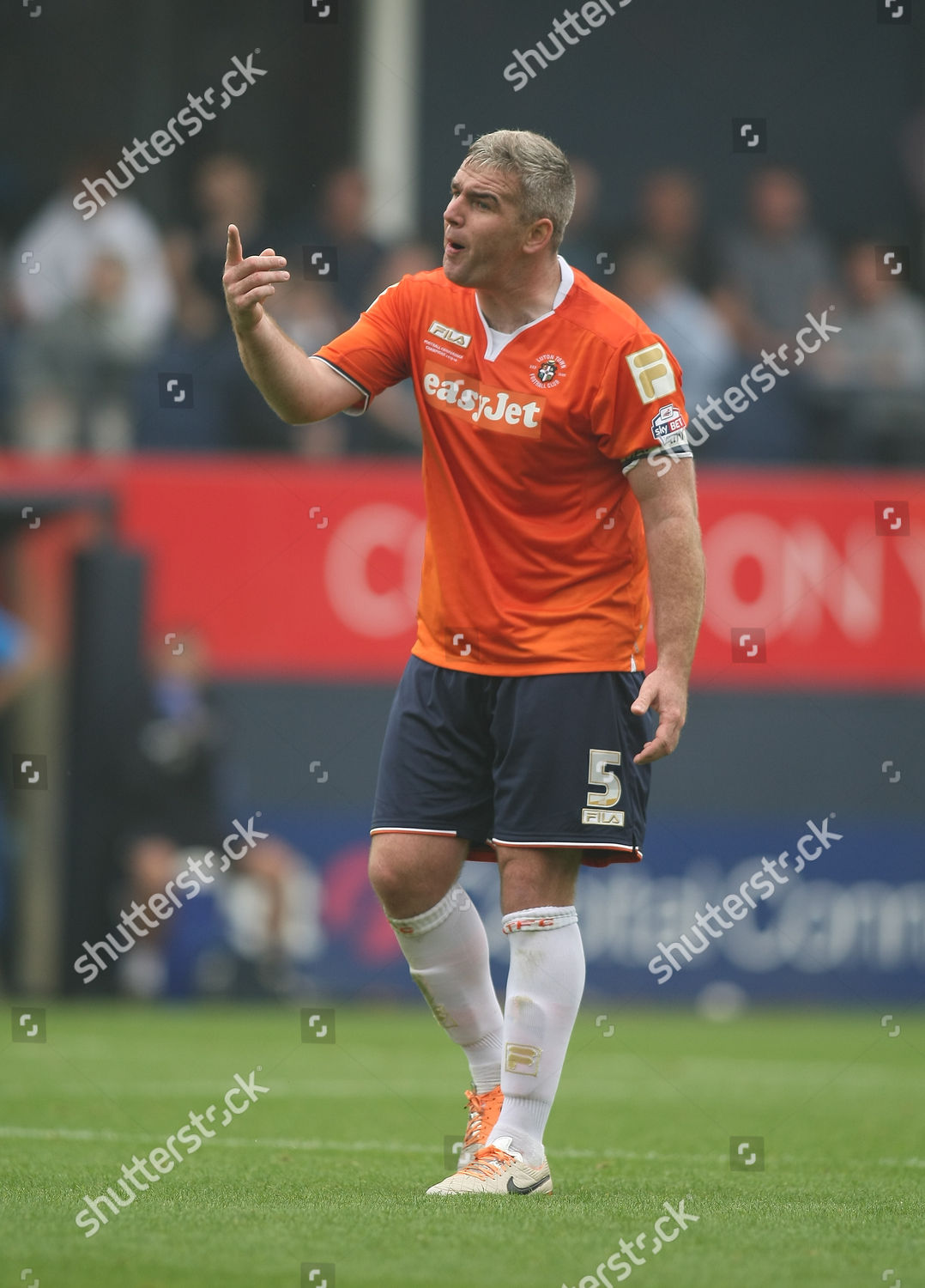 Steve Mcnulty Luton Town Gestures Editorial Stock Photo - Stock Image ...