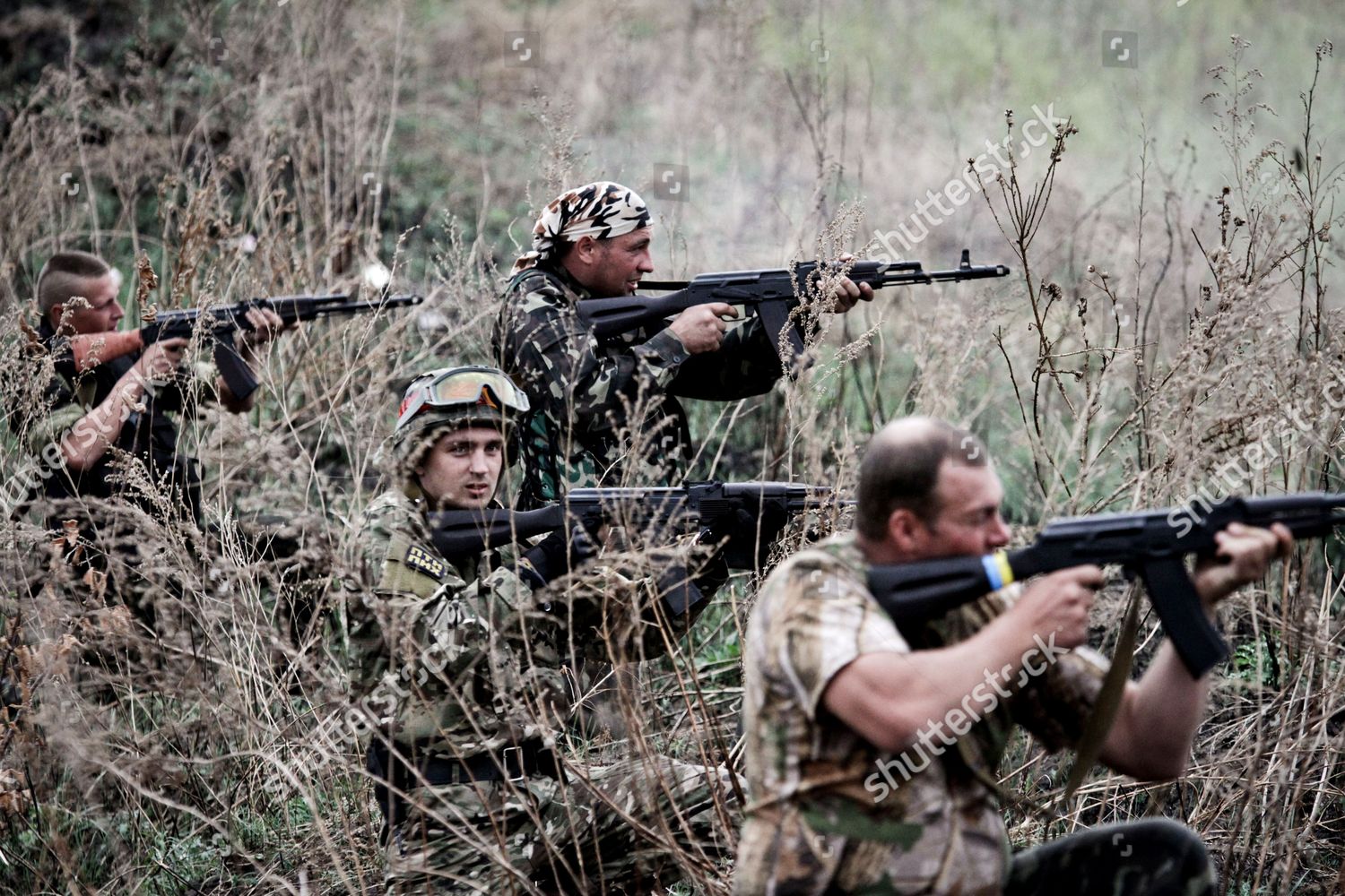 Field Training Aidar Battalion Ato Conflict Editorial Stock Photo ...