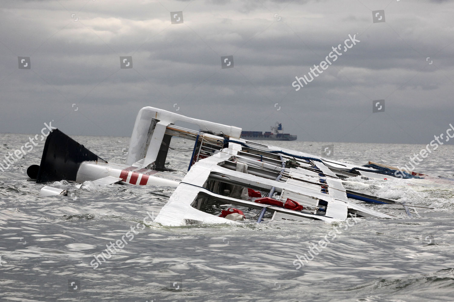 Super Shuttle Ferry 7 Which Sank Editorial Stock Photo - Stock Image ...