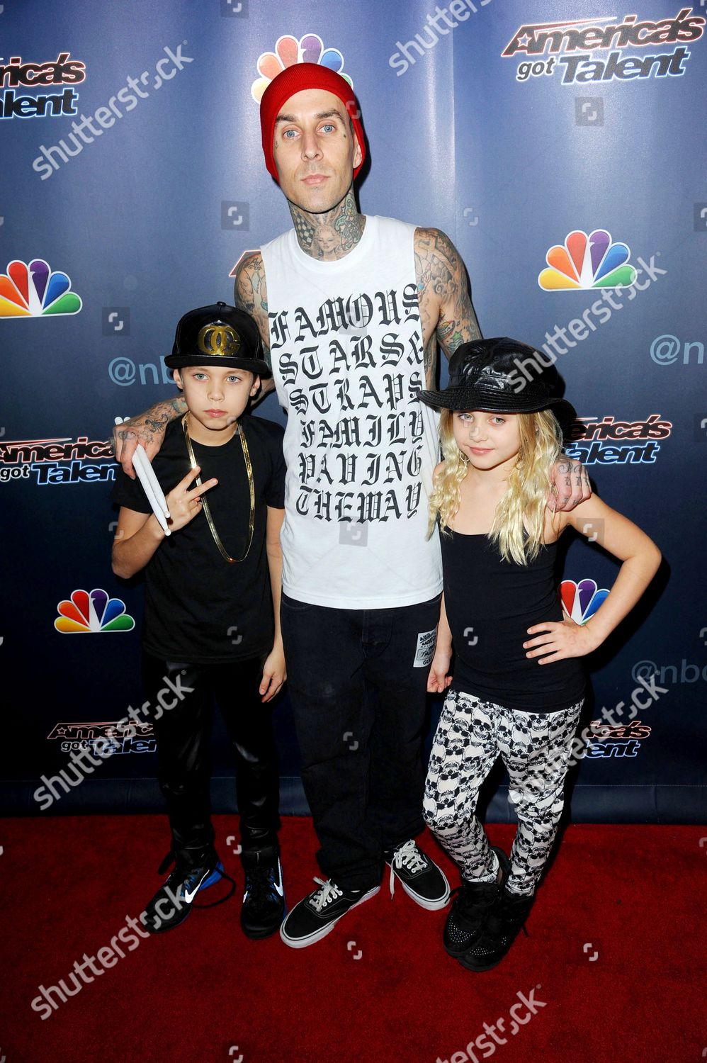 Travis Barker Family Editorial Stock Photo - Stock Image | Shutterstock