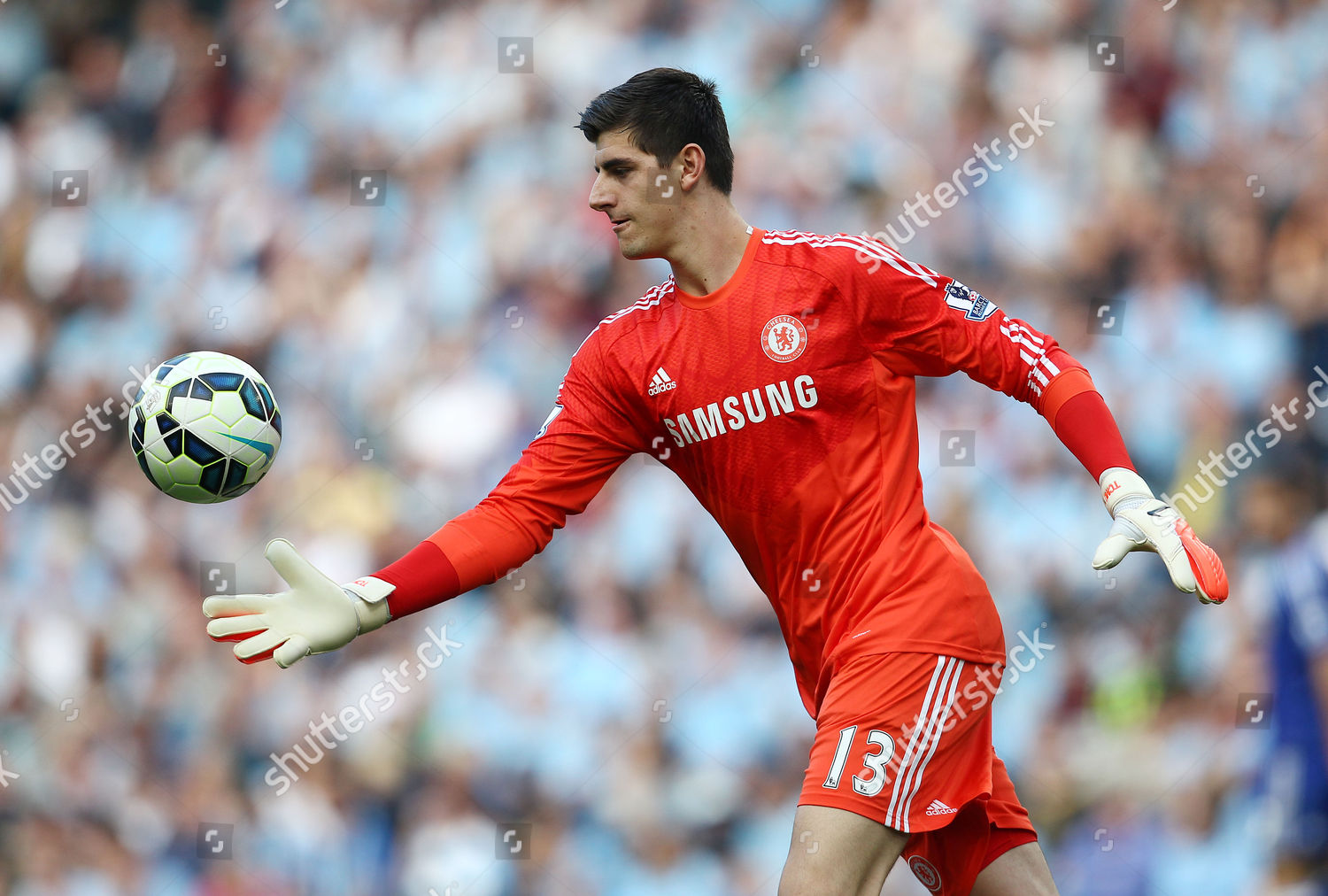 Chelsea Goalkeeper Thibaut Courtois Editorial Stock Photo - Stock Image ...