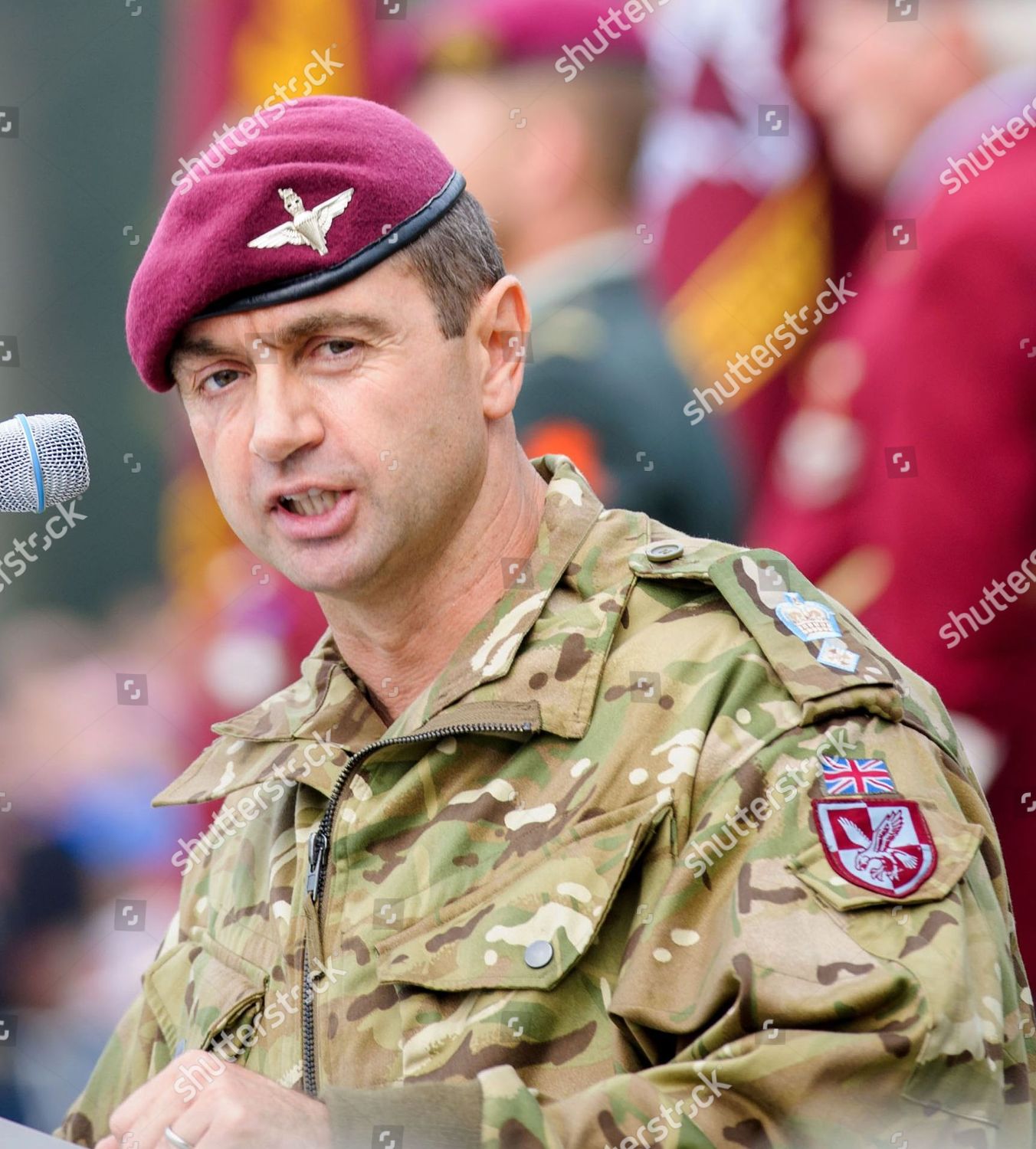 Lieutenant Colonel Giles Timms 4 Para Editorial Stock Photo - Stock ...