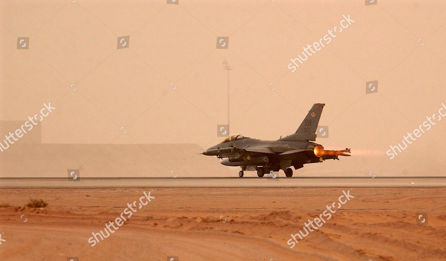 F16cj Deployed 363rd Air Expeditionary Wing Editorial Stock Photo ...