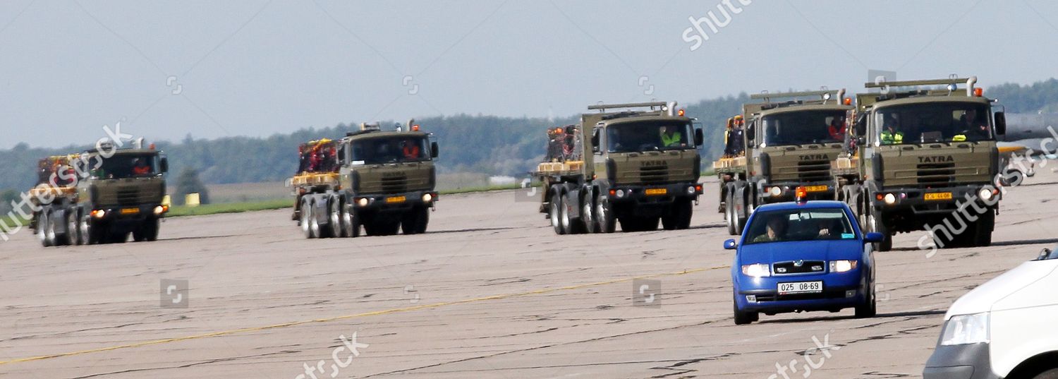 Czech Military Tatra Trucks Carry Ammunition Editorial Stock Photo ...