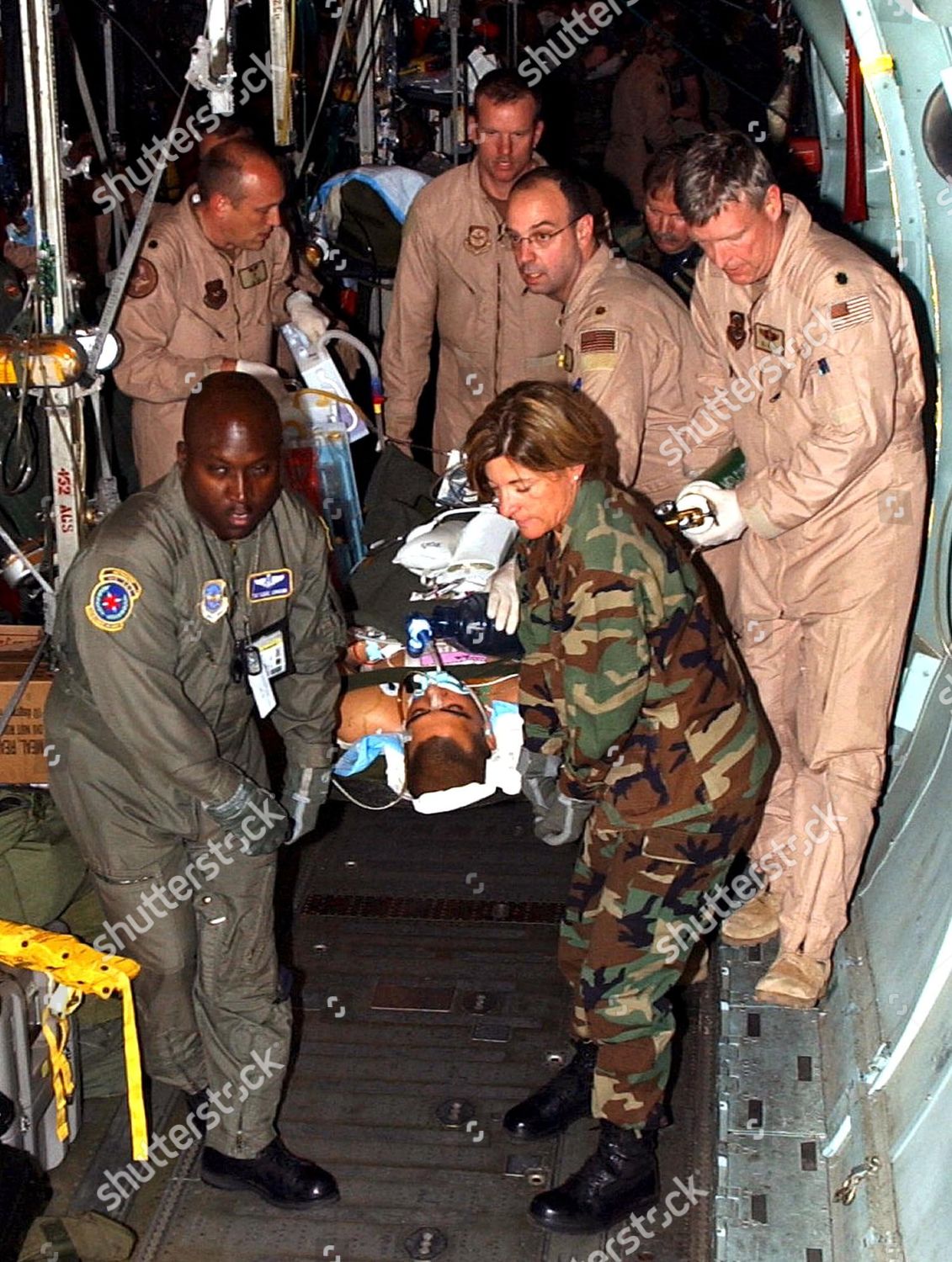 Air Force Medical Personnel Flight Crew Editorial Stock Photo - Stock ...