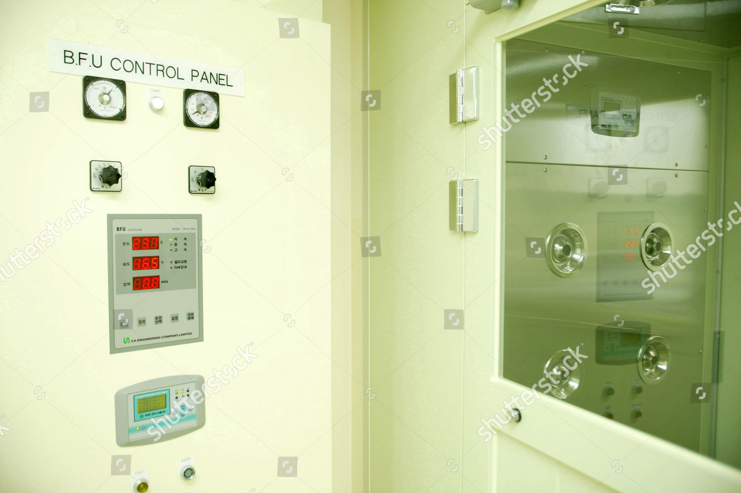 Close Burst Forming Unit Control Panel Editorial Stock Photo - Stock ...