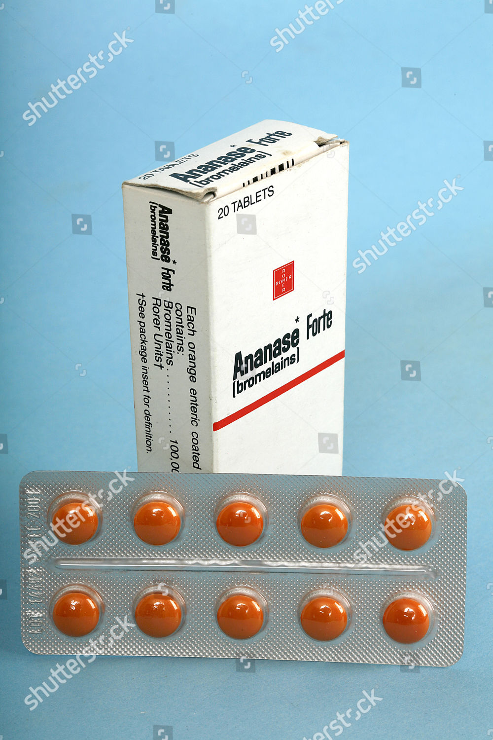 Ananase Forte Bromelain Can Be Used Editorial Stock Photo - Stock Image ...