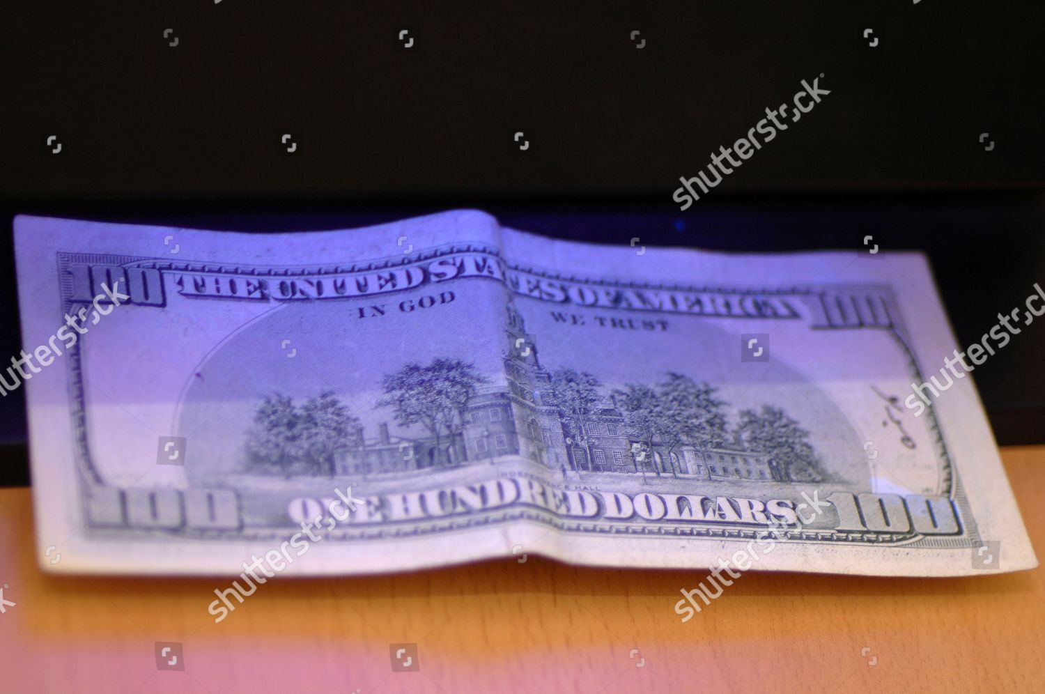 Ultraviolet Lamp Used Detect Counterfeit Bank Editorial Stock Photo ...
