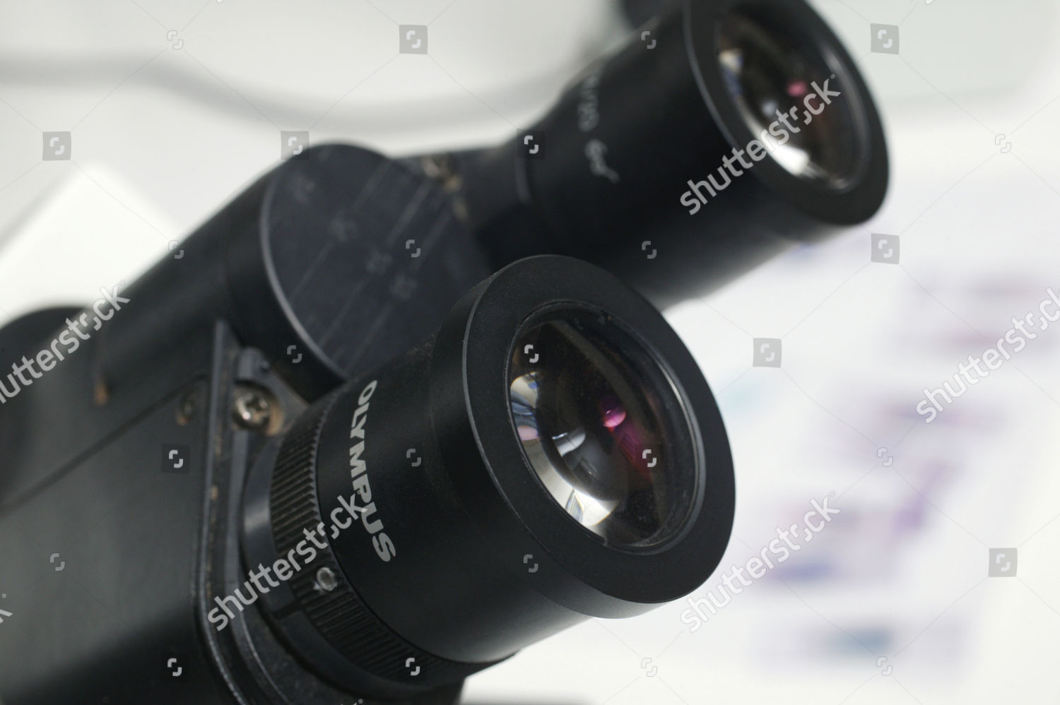 Close Eyepiece On Microscope Editorial Stock Photo - Stock Image | Shutterstock