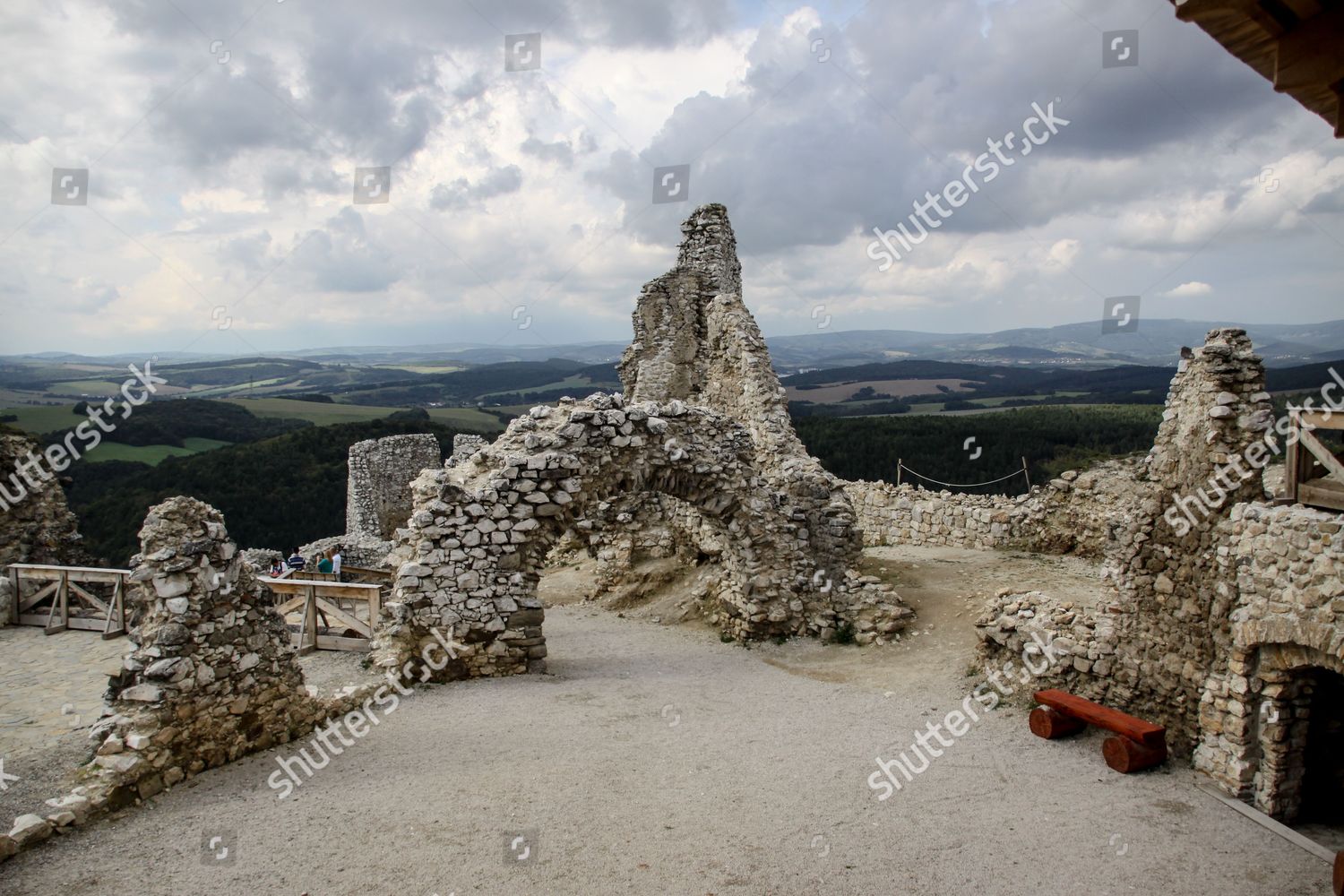 Castle Ruins Cachtice Castle Former Home Editorial Stock Photo - Stock ...