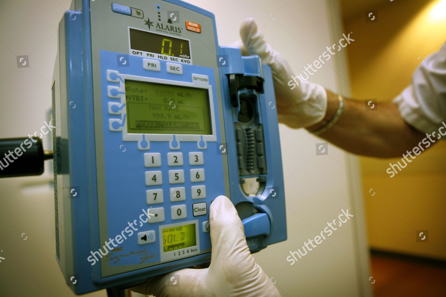 Male Nurse London Hospital Checks Dosage Editorial Stock Photo - Stock ...