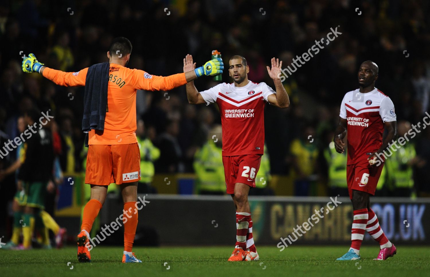 Charlton Athletic Goalkeeper Stephen Henderson Celebrates Editorial ...