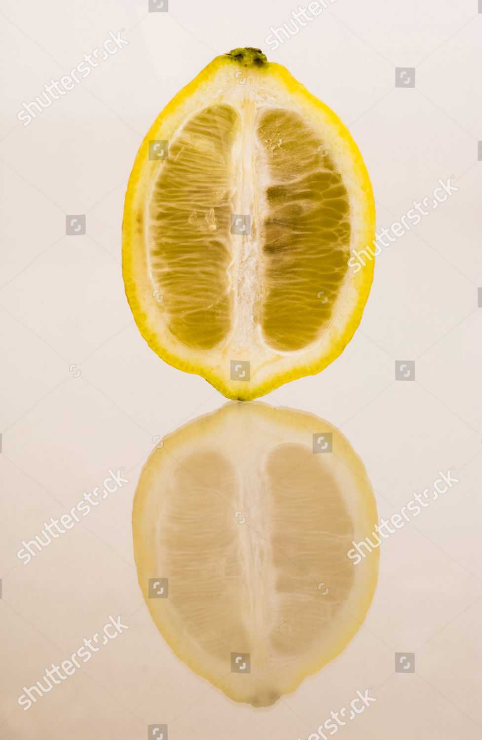 Close Lemon Slice Lemons Rich Vitamin Editorial Stock Photo - Stock ...