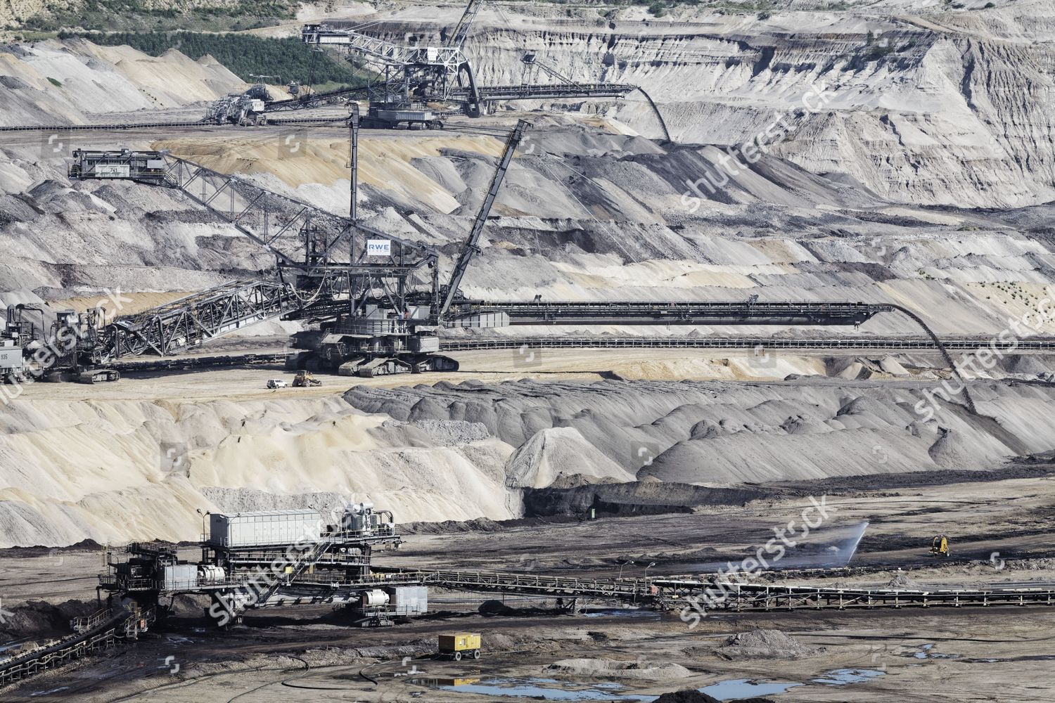Slag Heap Inden Opencast Mining North Editorial Stock Photo - Stock ...